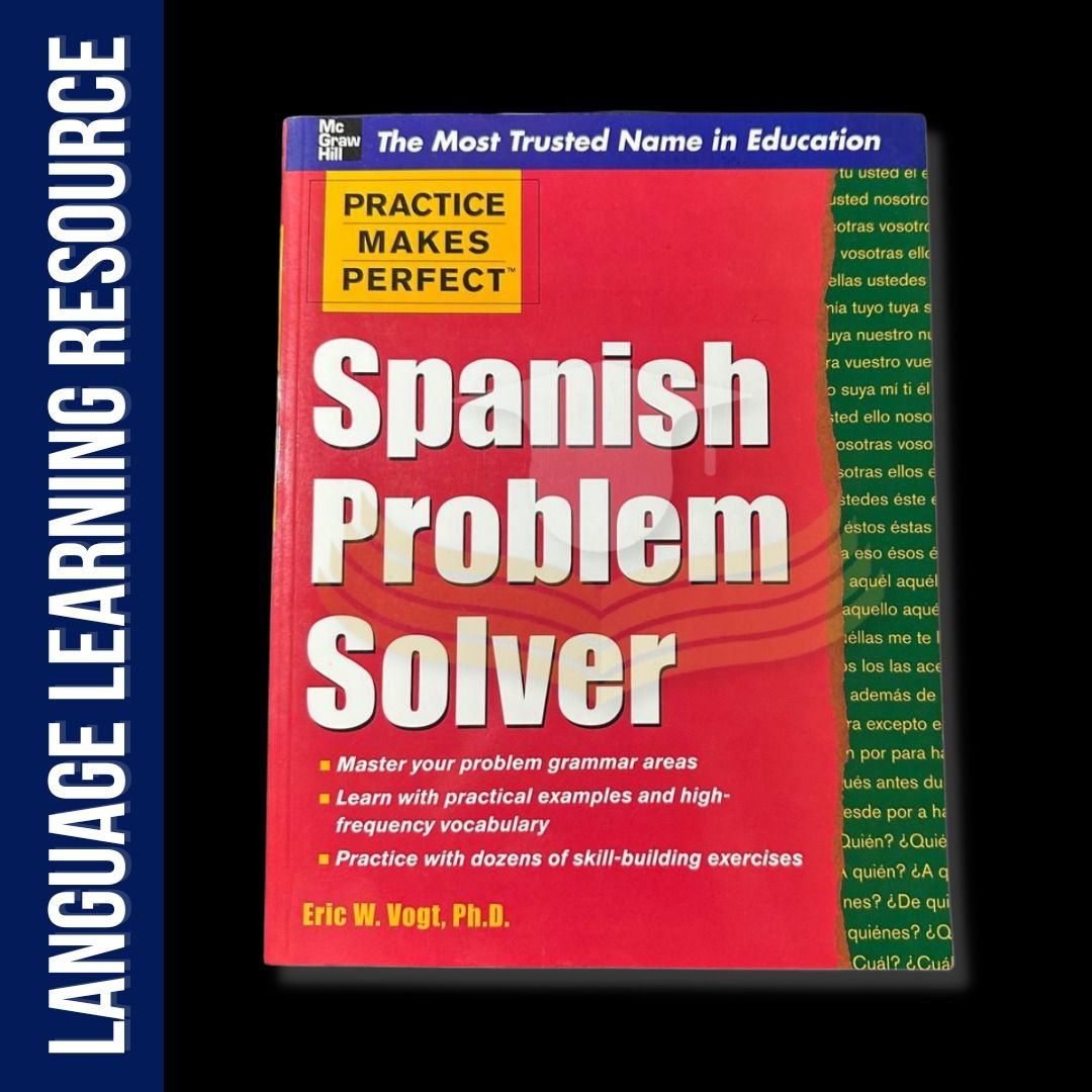 McGraw Hill Spanish Problem Solver | Spanish Language | Spanish Guide ...