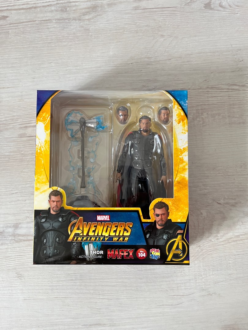 Medicom mafex no. 104 Thor avengers infinity war, Hobbies & Toys, Toys ...