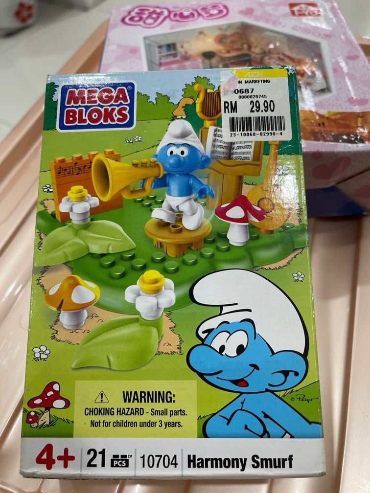 Mega Bloks Harmony Smurf, Hobbies & Toys, Toys & Games on Carousell