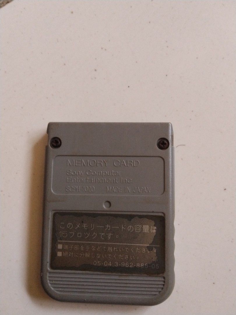 MemoryCard psx original non box, Video Game, Aksesori di Carousell
