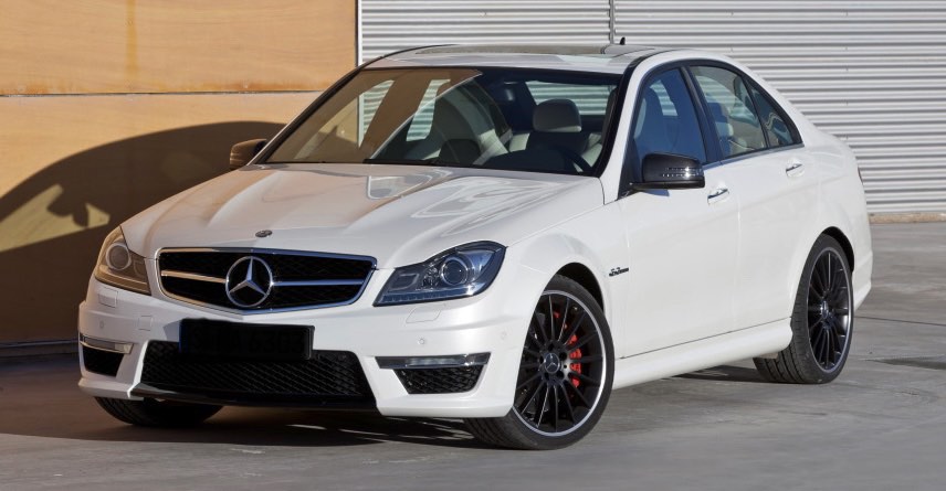 Mercedes C Class W204 C63 AMG Conversion Bodykit for C Class C180 C200 ...