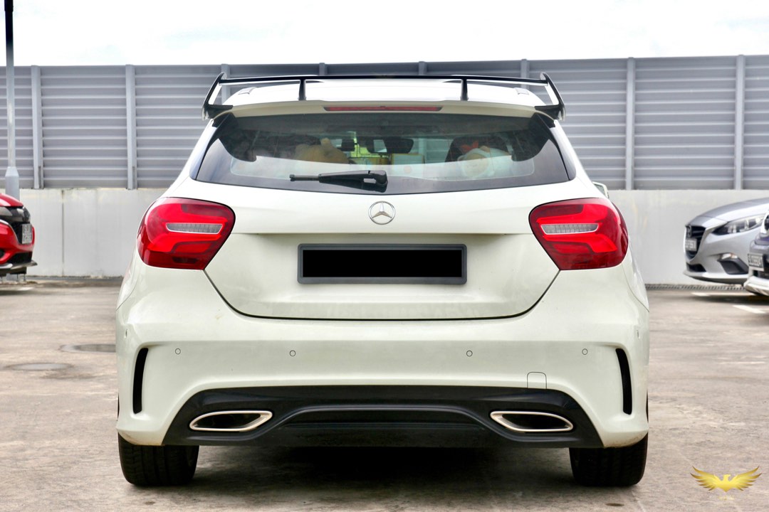 Mercedes W176 A45 Roof Spoiler, Car Accessories, Accessories on Carousell