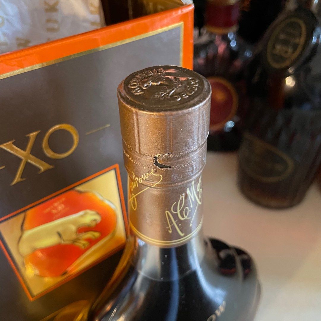 Meukow XO Gold Panther Perfect condition Cognac w box, Food & Drinks ...