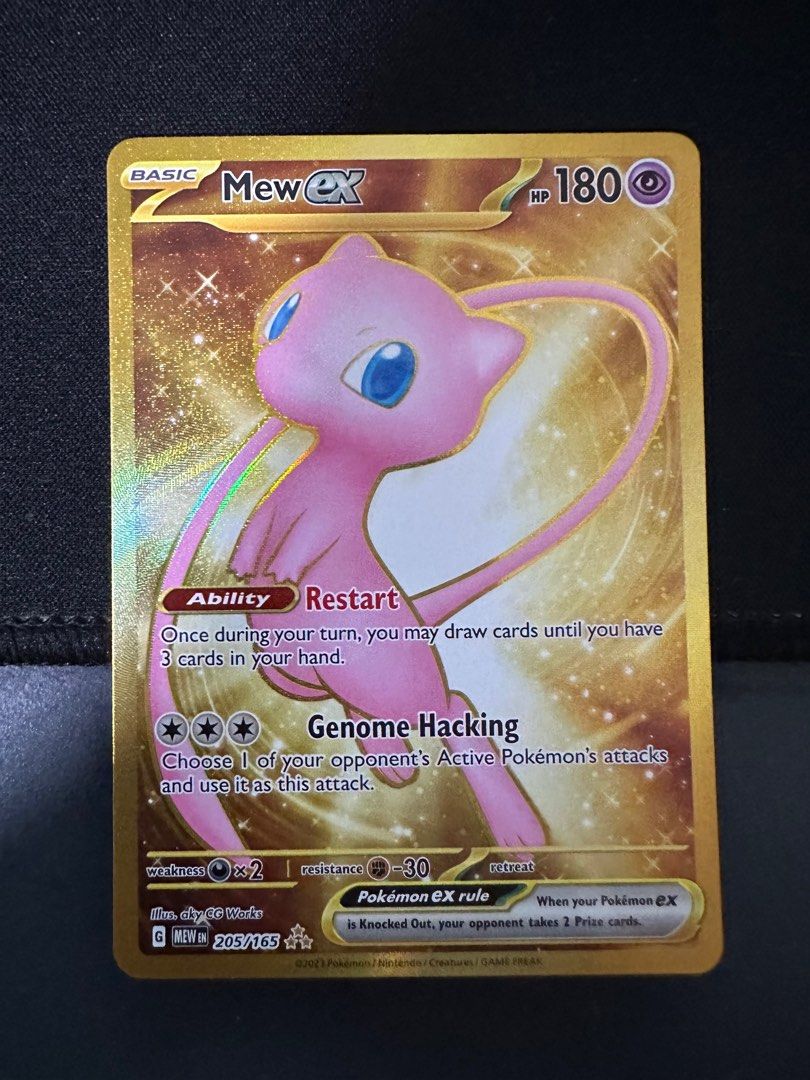 Mew EX Gold card, Hobbies & Toys, Toys & Games on Carousell