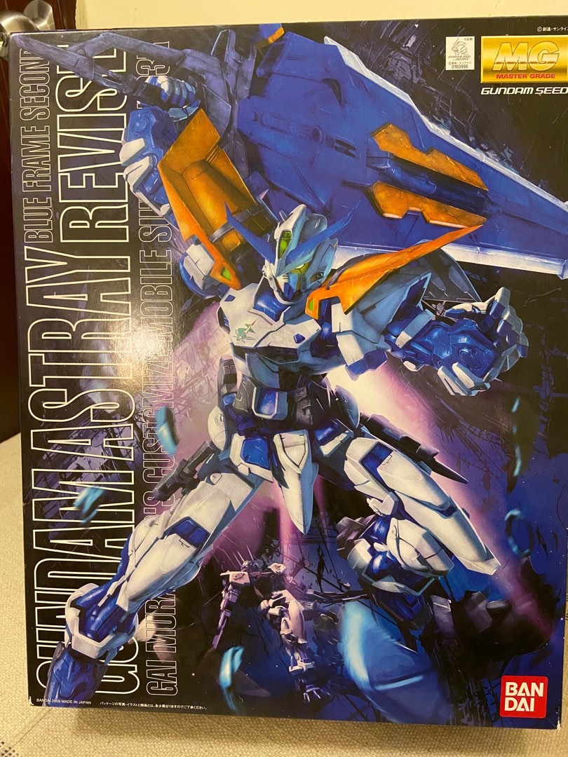 MG blue astray gundam 藍迷惘 送 Bandal水貼, 興趣及遊戲, 玩具 & 遊戲類 - Carousell