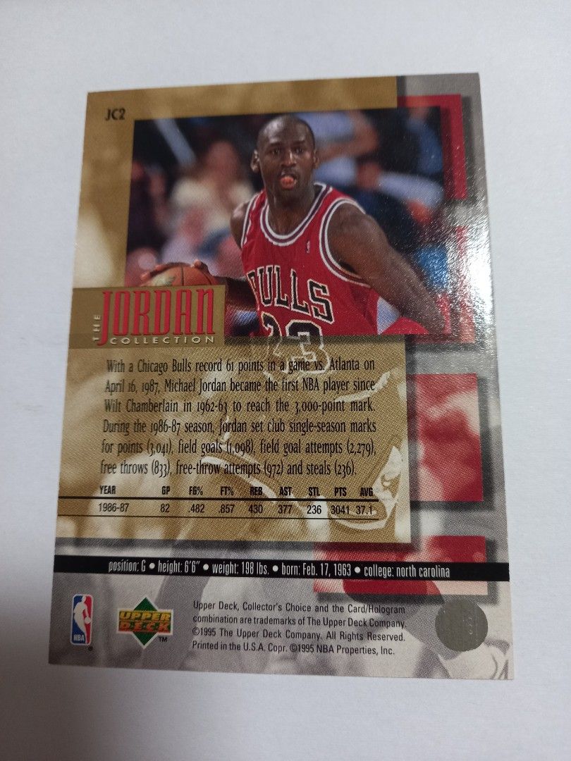 Michael Jordan Special Cards, Hobbies & Toys, Toys & Games on Carousell