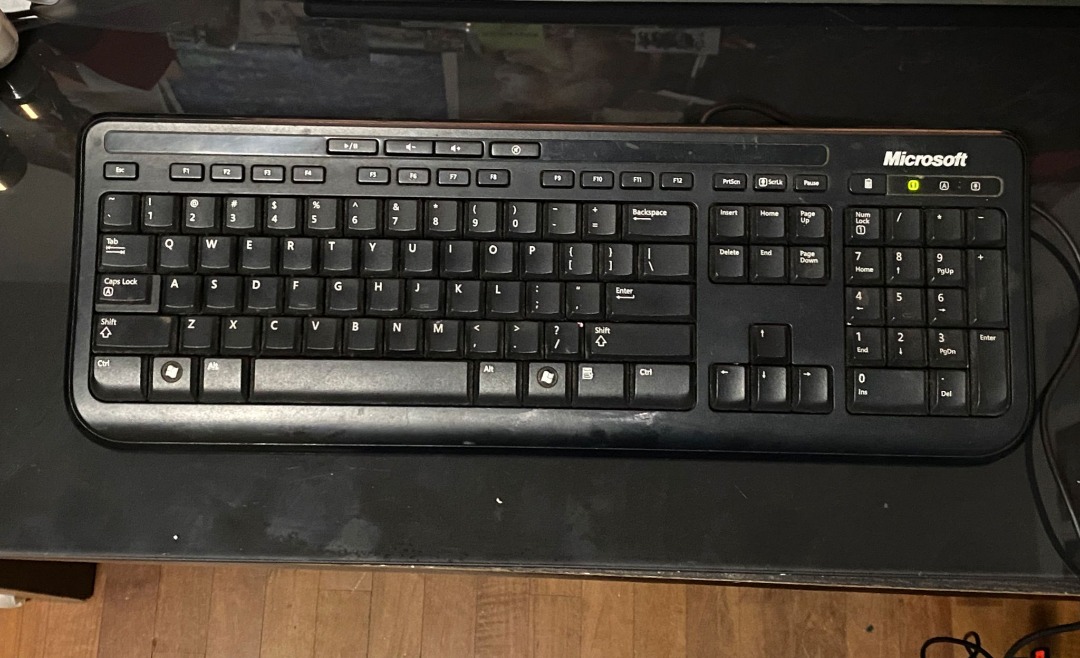 Microsoft Wired Keyboard 600, Computers & Tech, Parts & Accessories ...