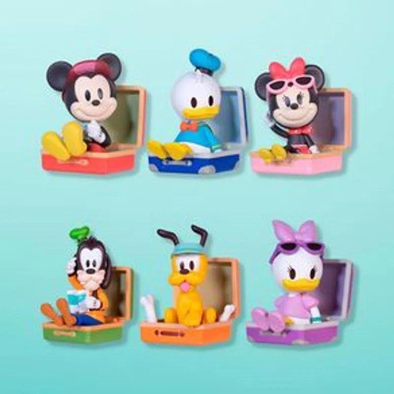MINISO Disney Mickey & Friends Travel Series Blind Box | Luggage ...