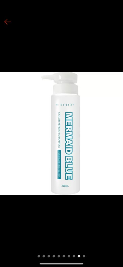 miss dear mermaid blue shampoo and hair mask, Beauty & Personal Care ...