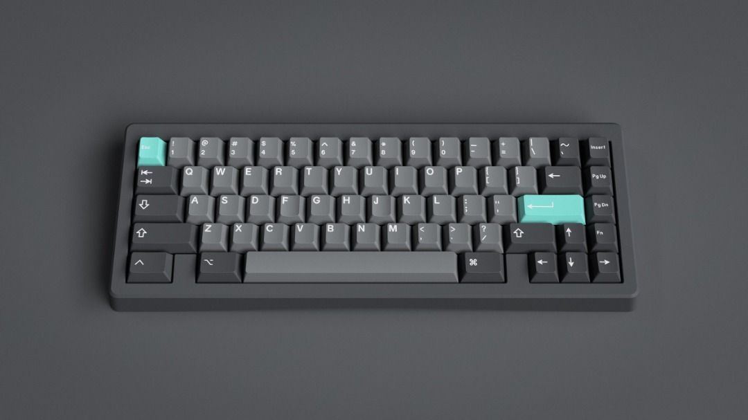 Modern Dolch Keycaps - Full Set GMK Modo Dark Inspired Doubleshot ABS ...