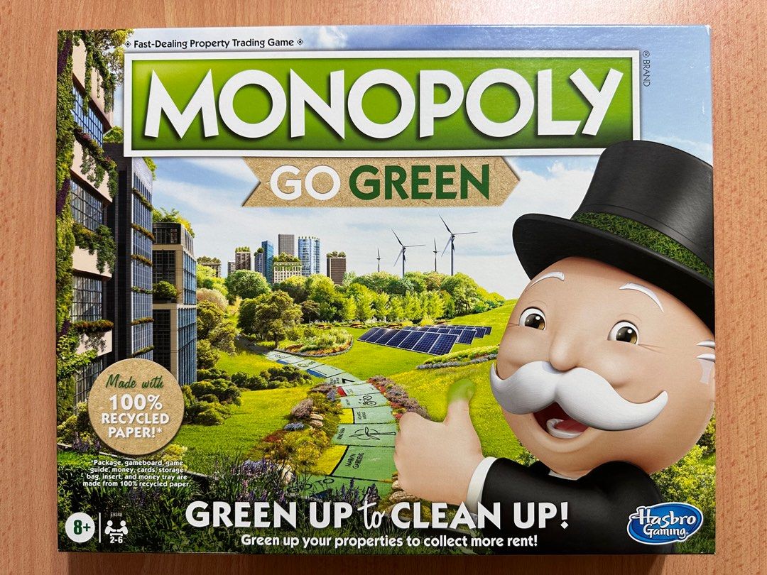 Monopoly: Go Green Edition, Hobbies & Toys, Toys & Games on Carousell