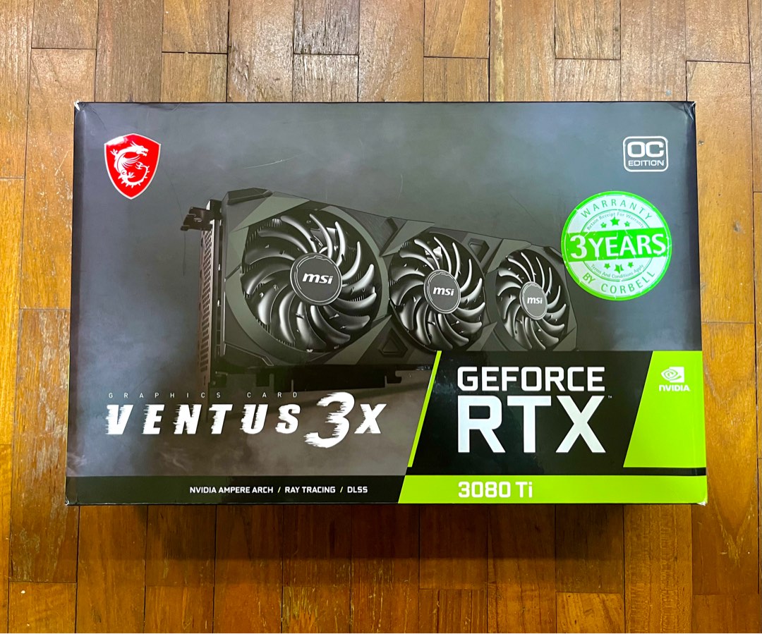 MSI RTX 3080 Ti Ventus OC 3x (Local Warranty till Dec 2024!), Computers & Tech, Parts ...