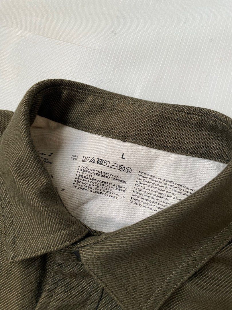Muji L/S Polo Work Wear (Olive Green), Men's Fashion, Tops & Sets, Tshirts & Polo Shirts on ...