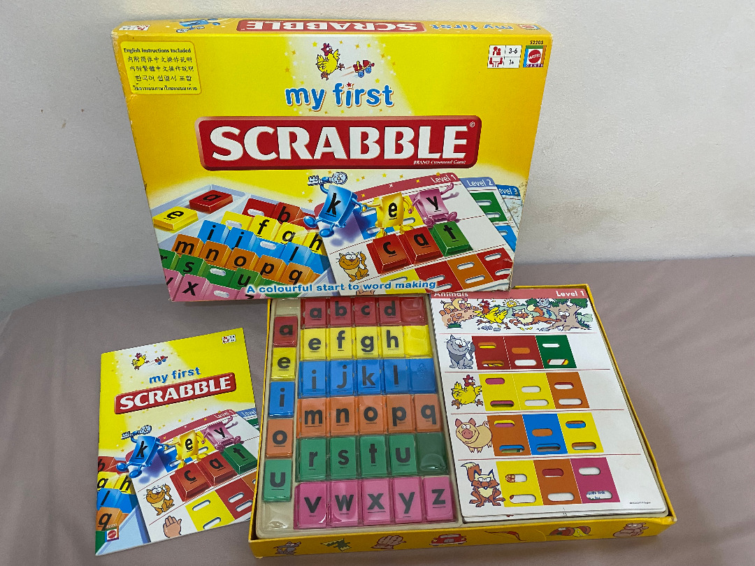 my first SCRABBLE education learn ABC, Hobbies & Toys, Toys & Games on ...