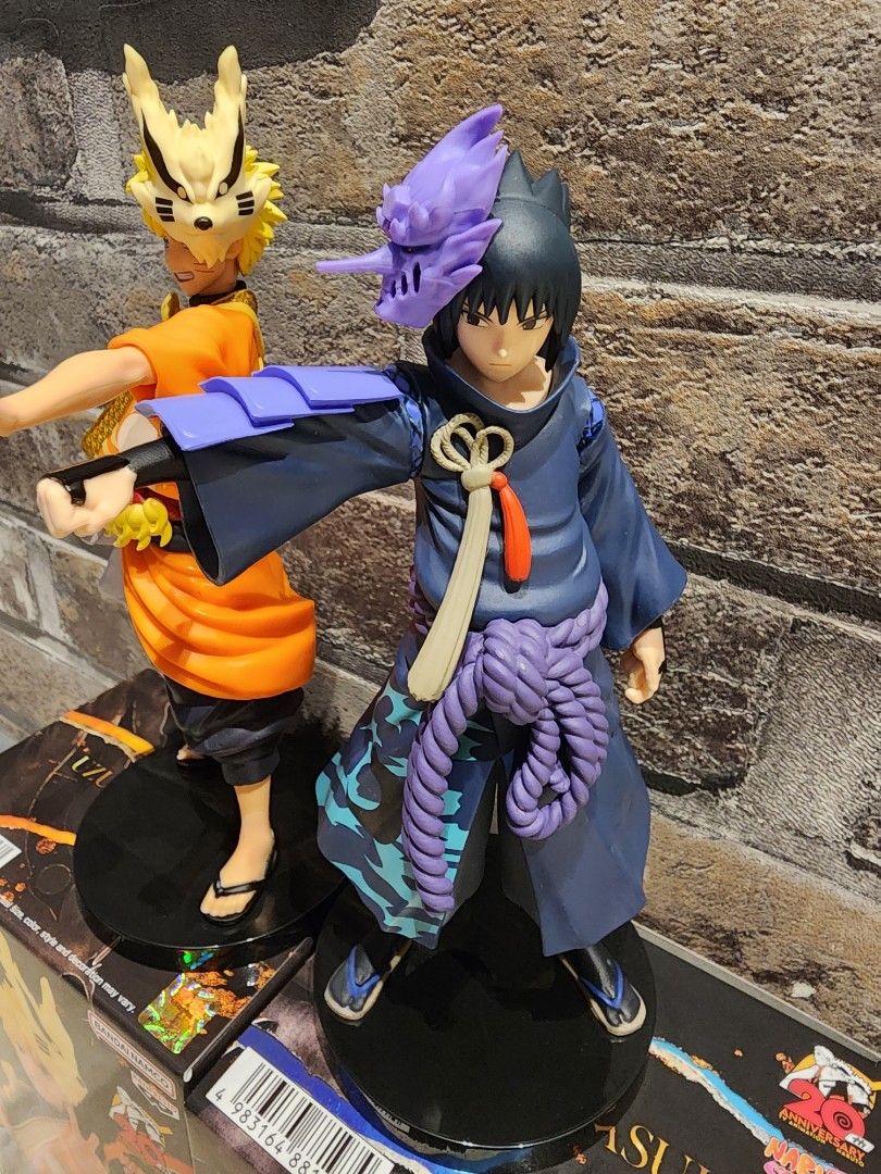 NARUTO SHIPPUDEN FIGURES (ANIMATION 20TH ANNIVERSARY COSTUME) Set of 2 ...