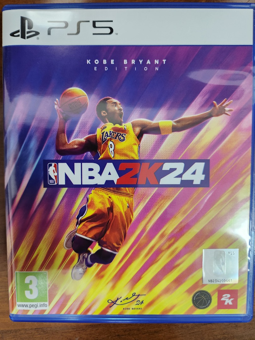 NBA 2k24 R3 Kobe Bryant edition Plus Pre-order bonus code, Video Gaming, Video Games ...