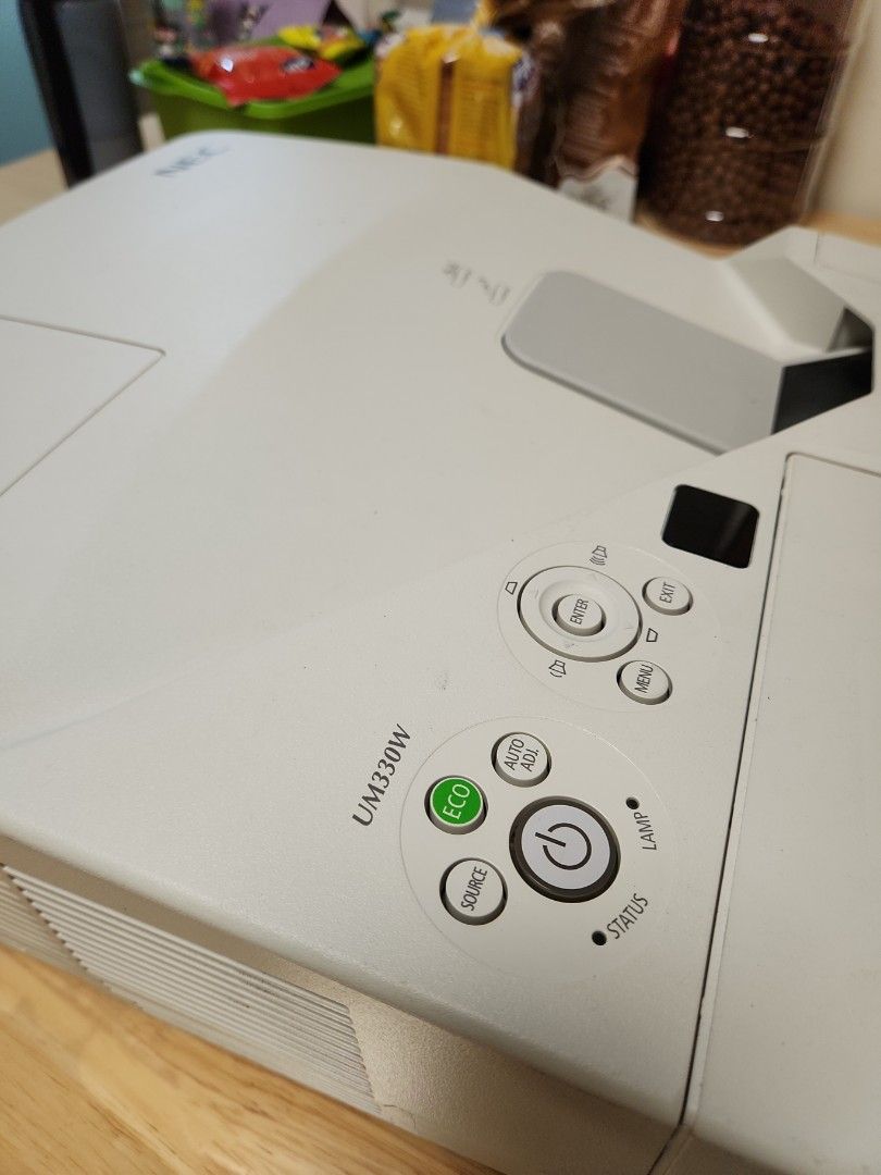 NEC UM330E UST Short Throw projector, TV & Home Appliances, TV ...