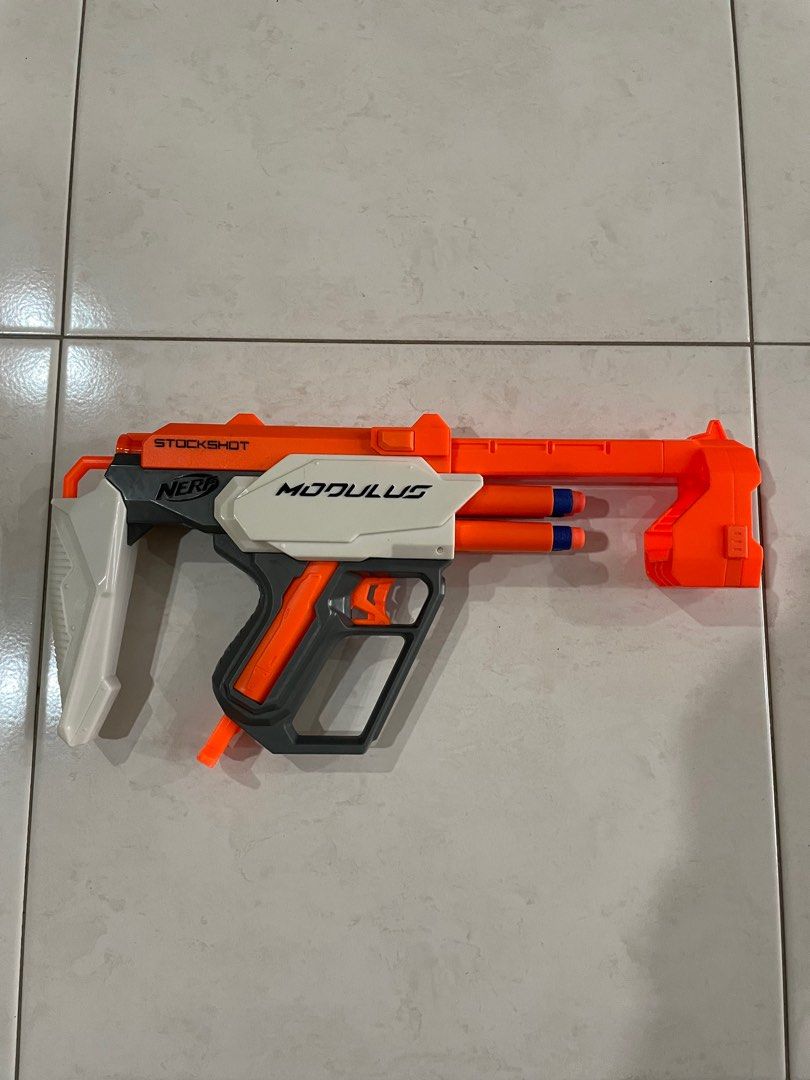 Nerf Gun Stockshot Modulus, Hobbies & Toys, Toys & Games on Carousell