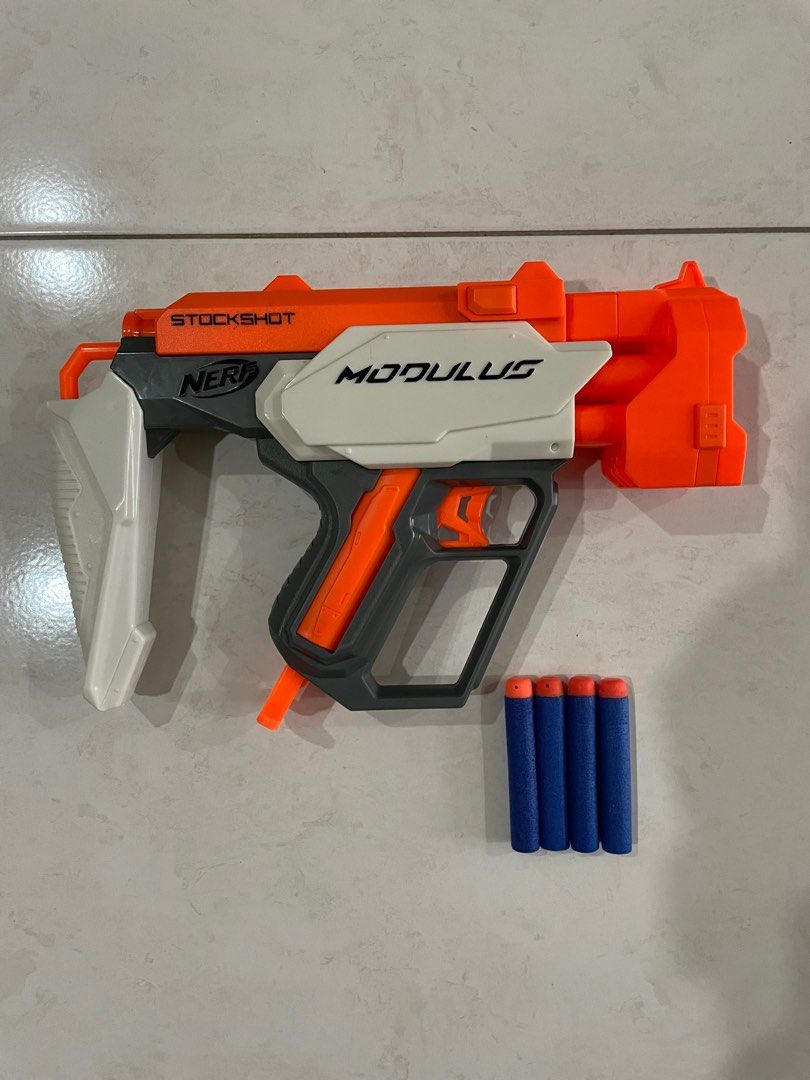 Nerf Gun Stockshot Modulus, Hobbies & Toys, Toys & Games on Carousell