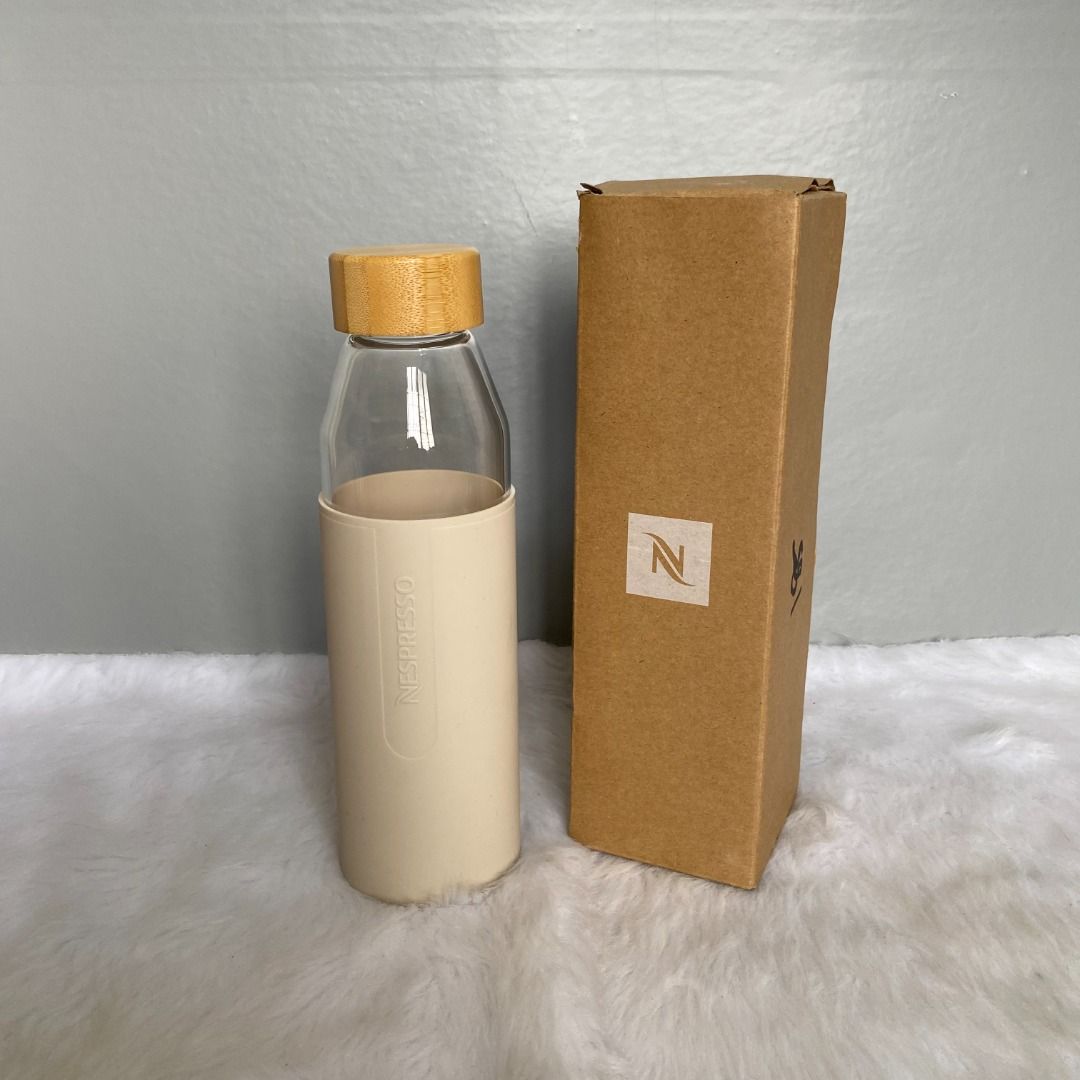 Nespresso Beige Rubber Water Bottle, Furniture & Home Living ...