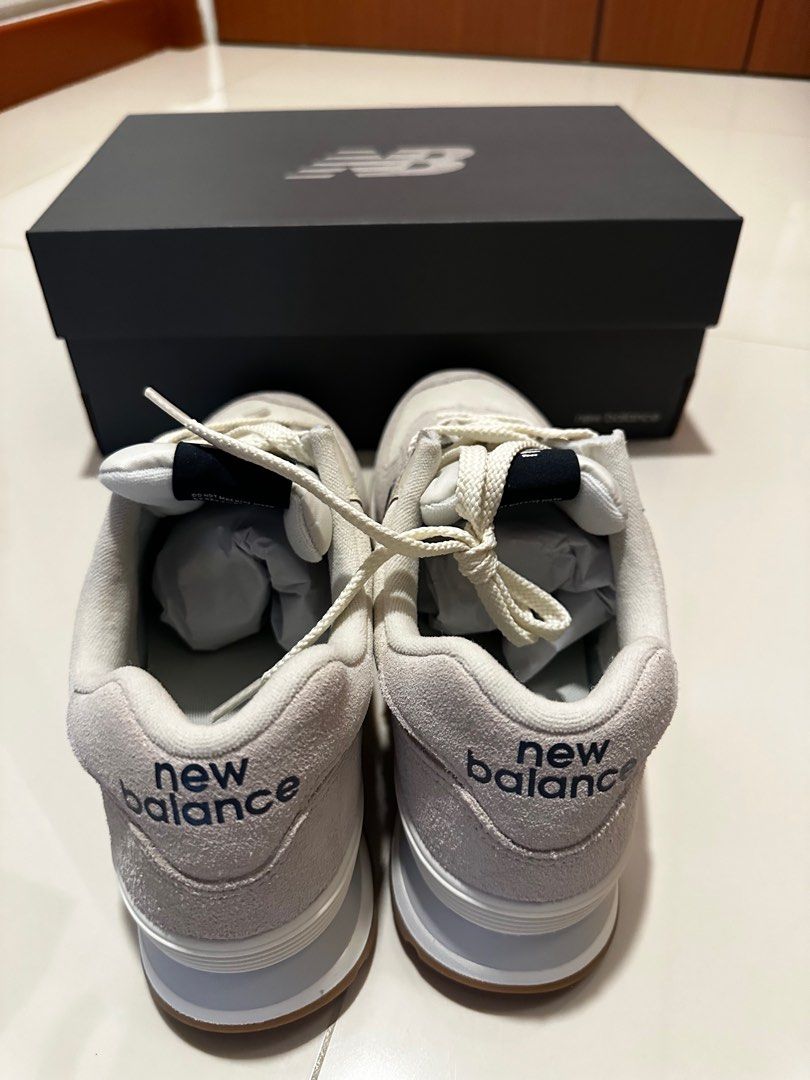 New Balance 574 Grey with black, Men's Fashion, Footwear, Sneakers on ...
