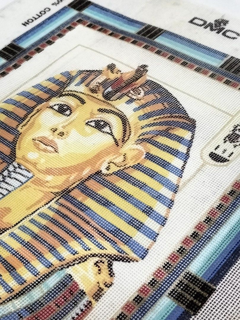 [New] DMC LongStitch Tutankhamun (Egyptian), Hobbies & Toys, Stationery ...