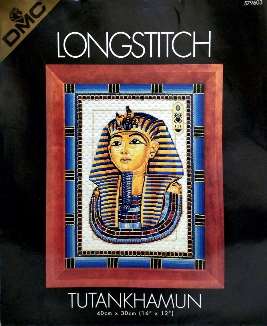 [New] DMC LongStitch Tutankhamun (Egyptian), Hobbies & Toys, Stationery ...