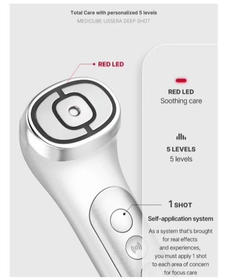 NEW Medicube Age R USSERA Deep Shot Device with Free Gel, Beauty ...