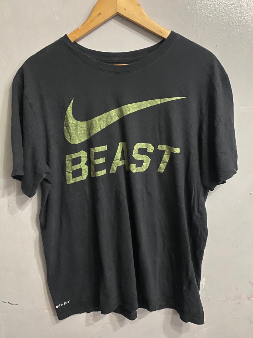 Nike beast Big Logo shirt, Men's Fashion, Tops & Sets, Tshirts & Polo ...