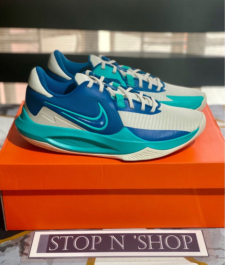 Nike Precision VI 'Phantom/Industrial Blue/Clear Jade', Men's Fashion ...
