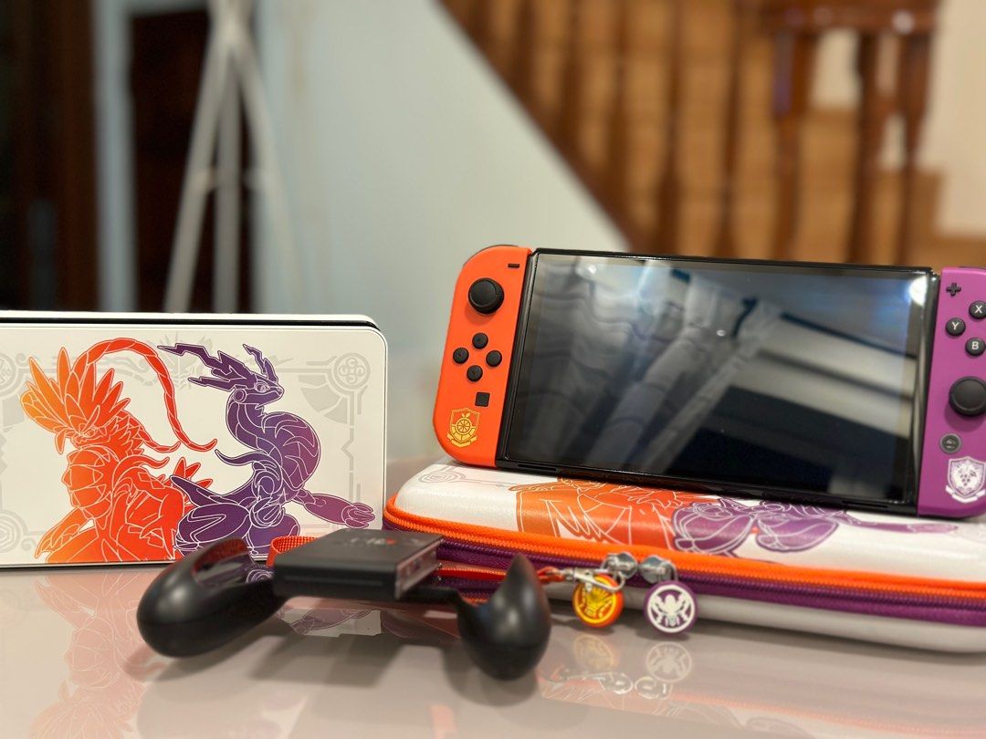 Nintendo Switch OLED Pokemon Edition, Video Gaming, Video Game Consoles ...