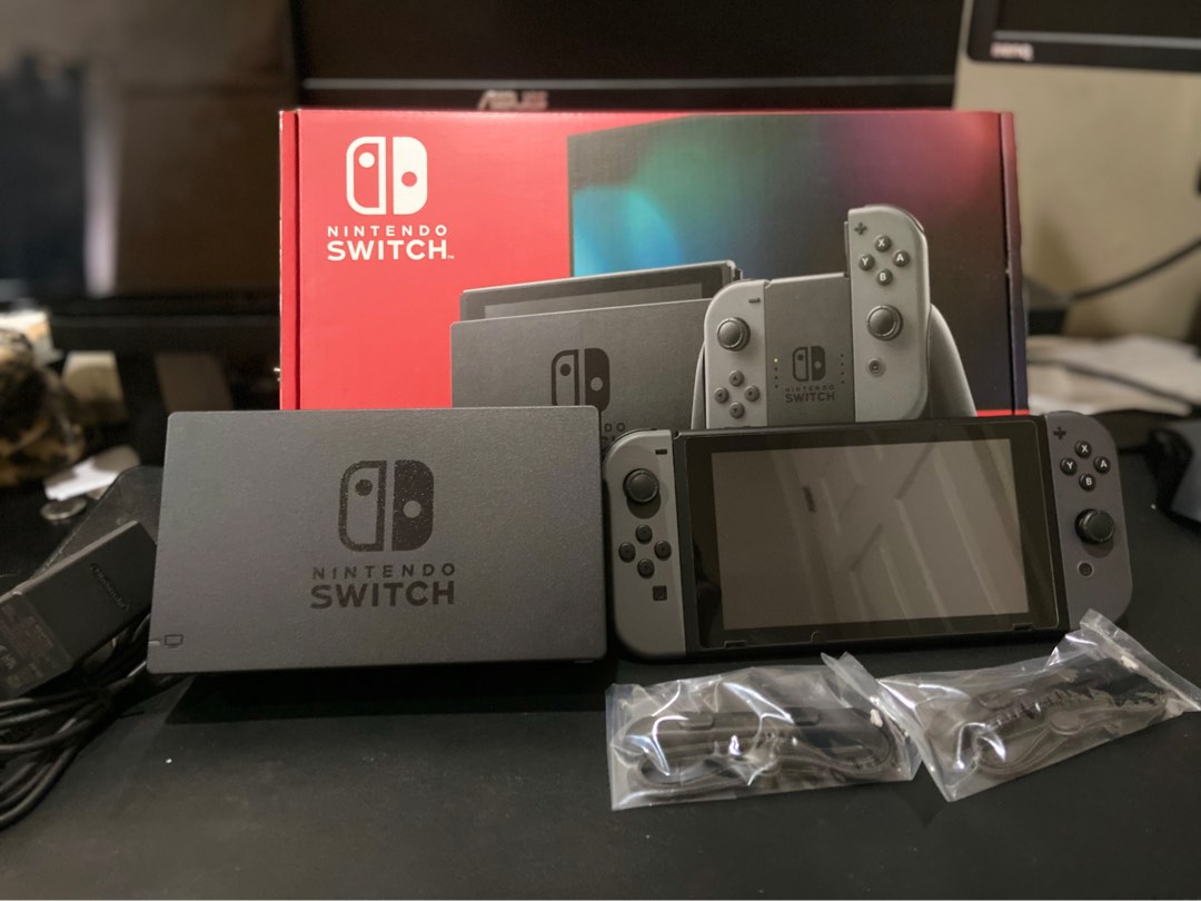 Nintendo Switch v2 Gray, Video Gaming, Video Game Consoles, Nintendo on ...