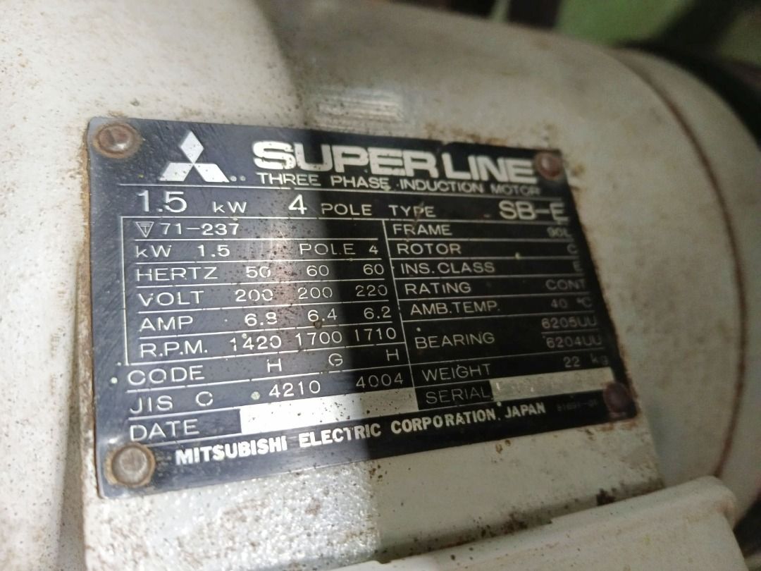 Nisino 3 in 1 Wood Working 2hp 220V 3 phase from Japan, Commercial ...