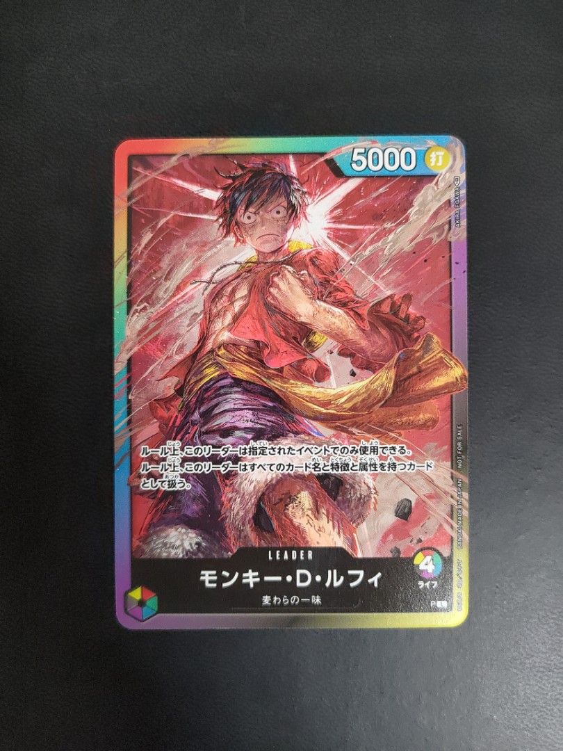 One Piece TCG Rainbow Monkey D. Luffy, Hobbies & Toys, Toys & Games on ...