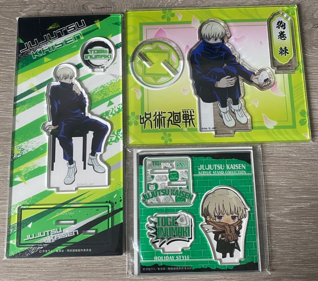 (Open full pic) jujutsu kaisen toge , megumi, gojo , yuta, sukuna ...