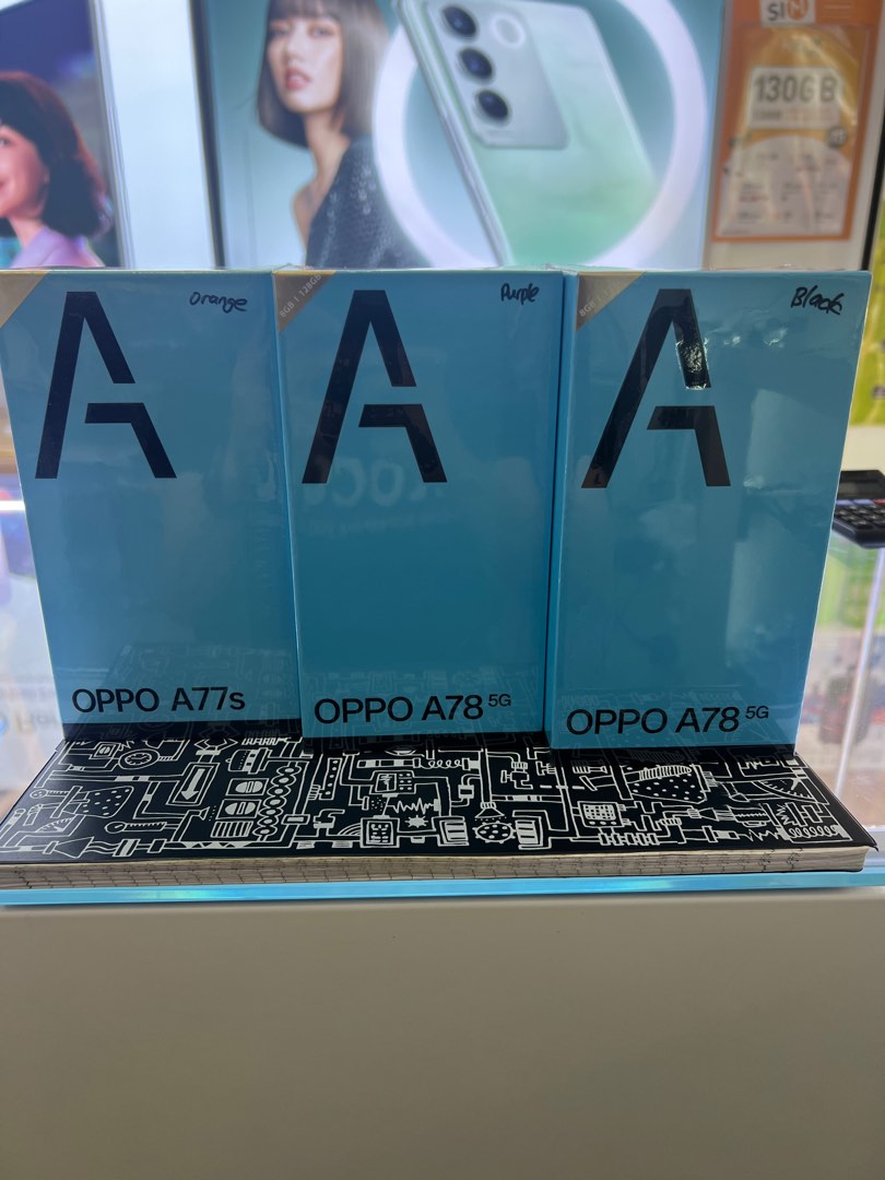 OPPO A77s, A78 4G, A78 5G Purple 128 GB, Mobile Phones & Gadgets ...