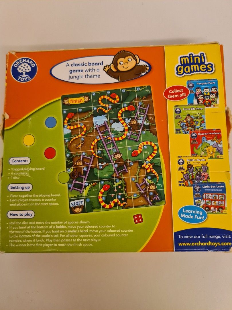 Orchard Toys - Snake and Ladders., Hobbies & Toys, Toys & Games on ...