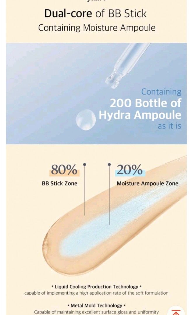 Original from Korea ! 9wishes Hydra Ampule BB Stick SPF50+ PA ...