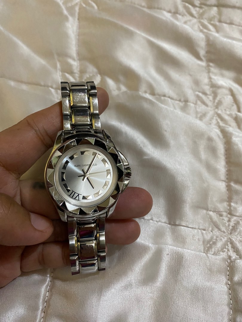 Original Karl Lagerfeld Wrist Watch, Women's Fashion, Watches ...