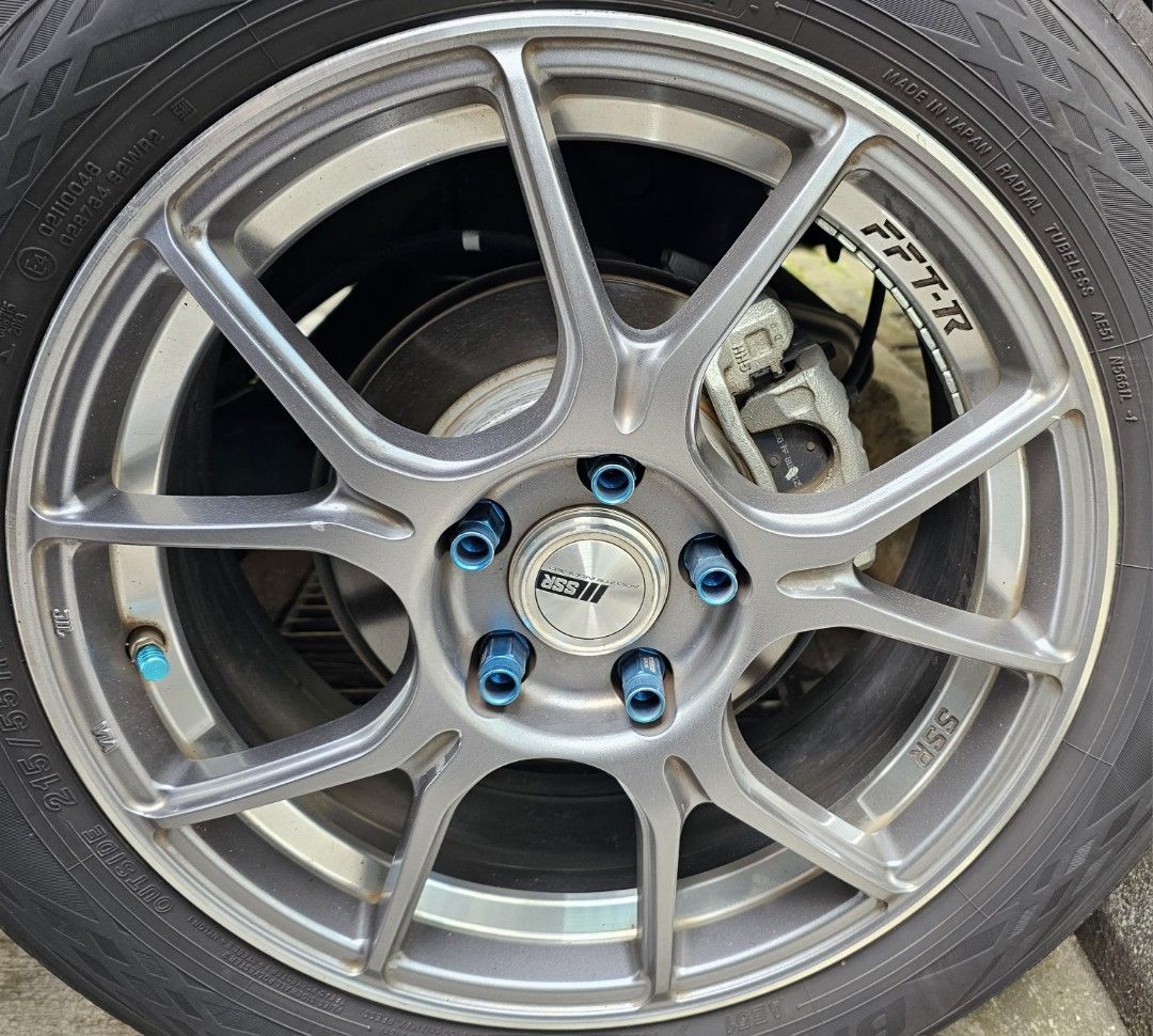 Original SSR rims GTX02 17 inch 5x114.3, Car Accessories, Tyres & Rims on Carousell