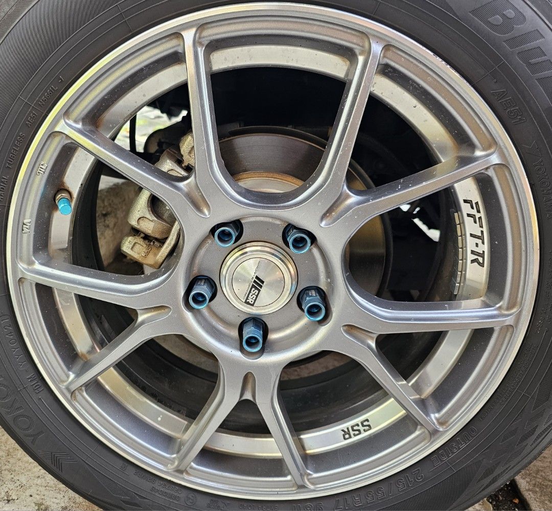 Original SSR rims GTX02 17 inch 5x114.3, Car Accessories, Tyres & Rims ...