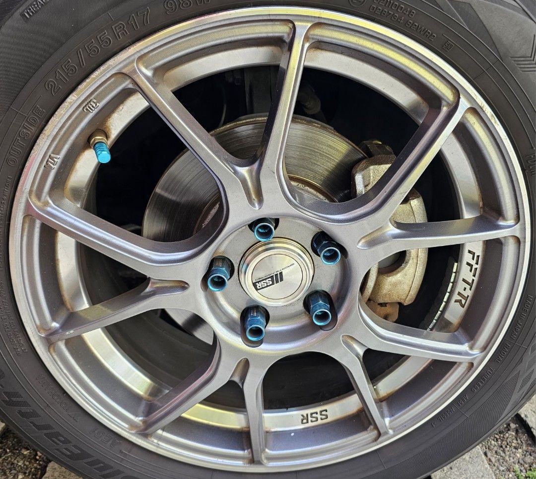Original SSR rims GTX02 17 inch 5x114.3, Car Accessories, Tyres & Rims ...