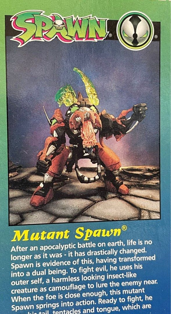 Original Todd McFarlane Spawn Series and6, Special Edition Mutant Spawn ...