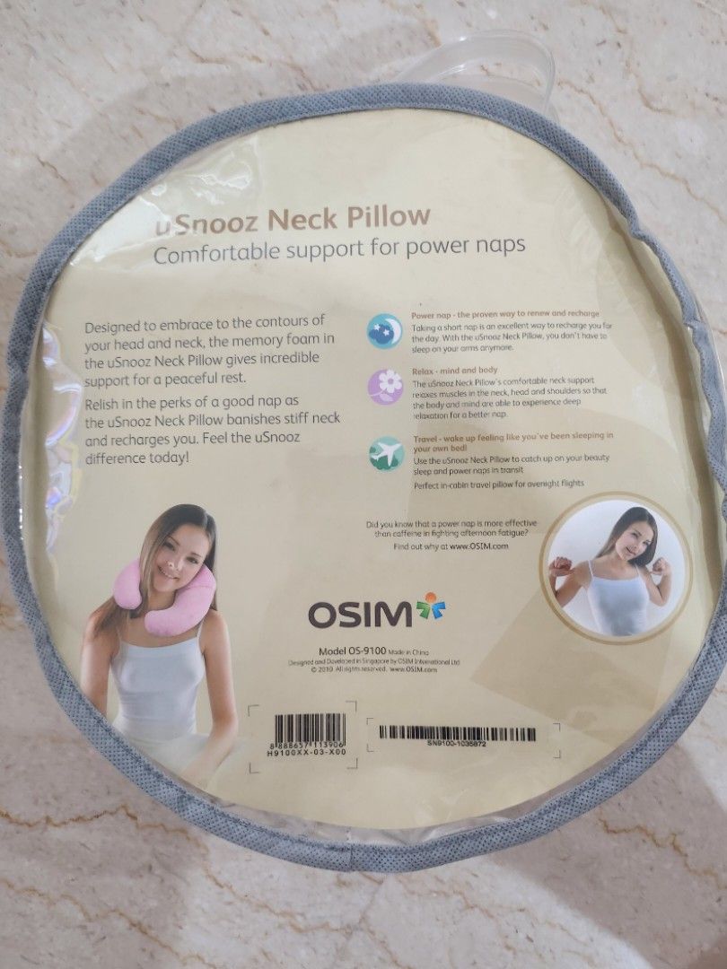 Osim Neck Pillow, Beauty & Personal Care, Bath & Body, Body Care on ...