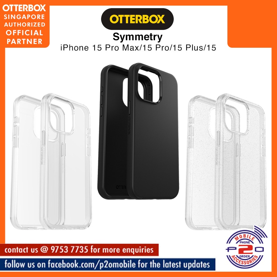 Otterbox Symmetry case for iPhone 15 Pro Max / iPhone 15 Pro / iPhone ...
