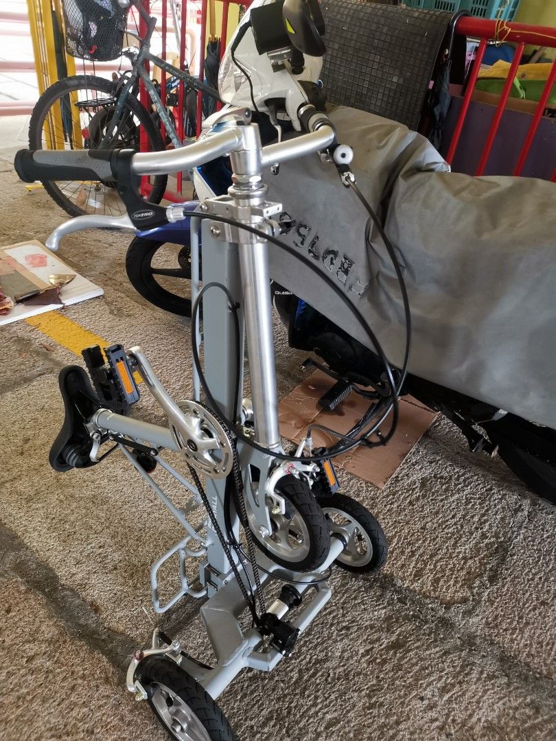 Pacific carryall 3 wheel Foldable bike, Sports Equipment, Bicycles ...