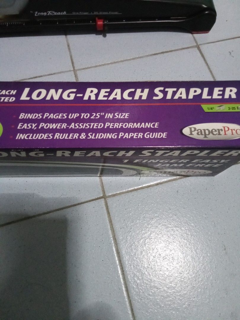 Paperpro long reach, long arm stapler, Hobbies & Toys, Stationery ...
