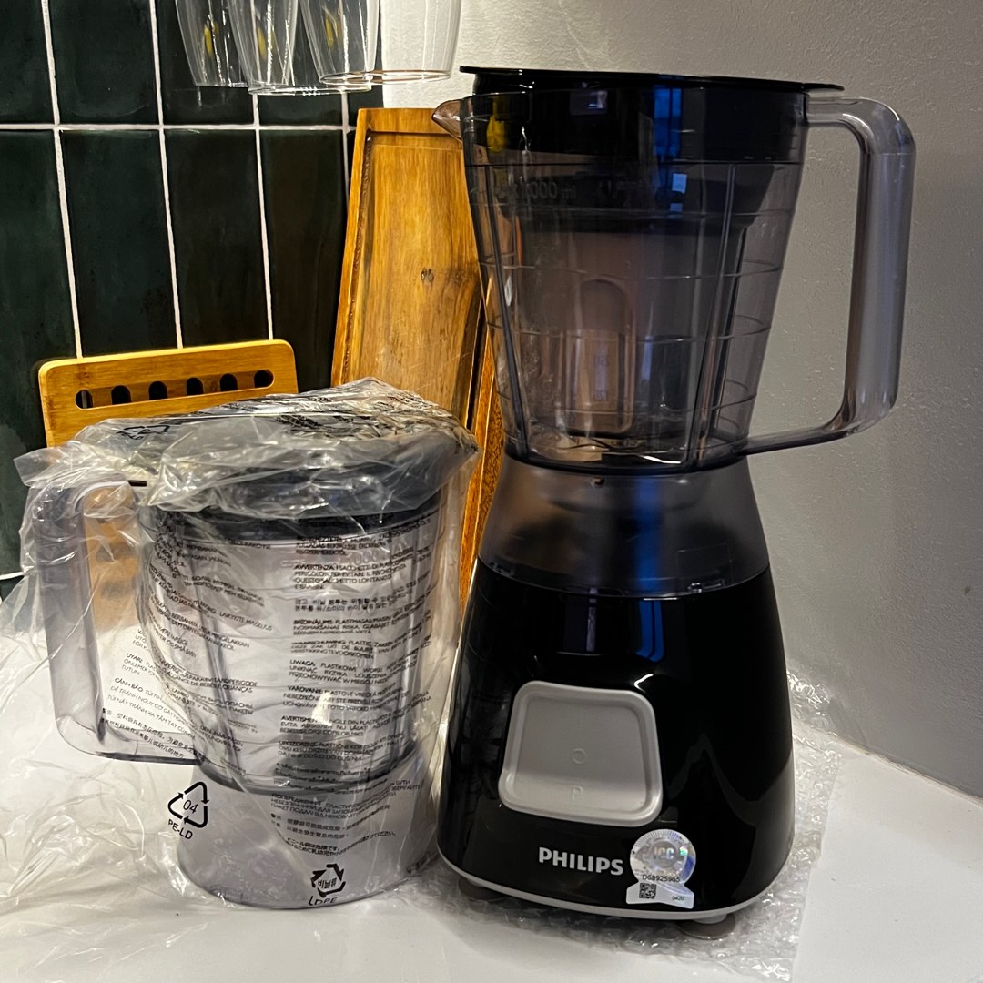 Philips 1L blender (with chopper), TV & Home Appliances, Kitchen ...