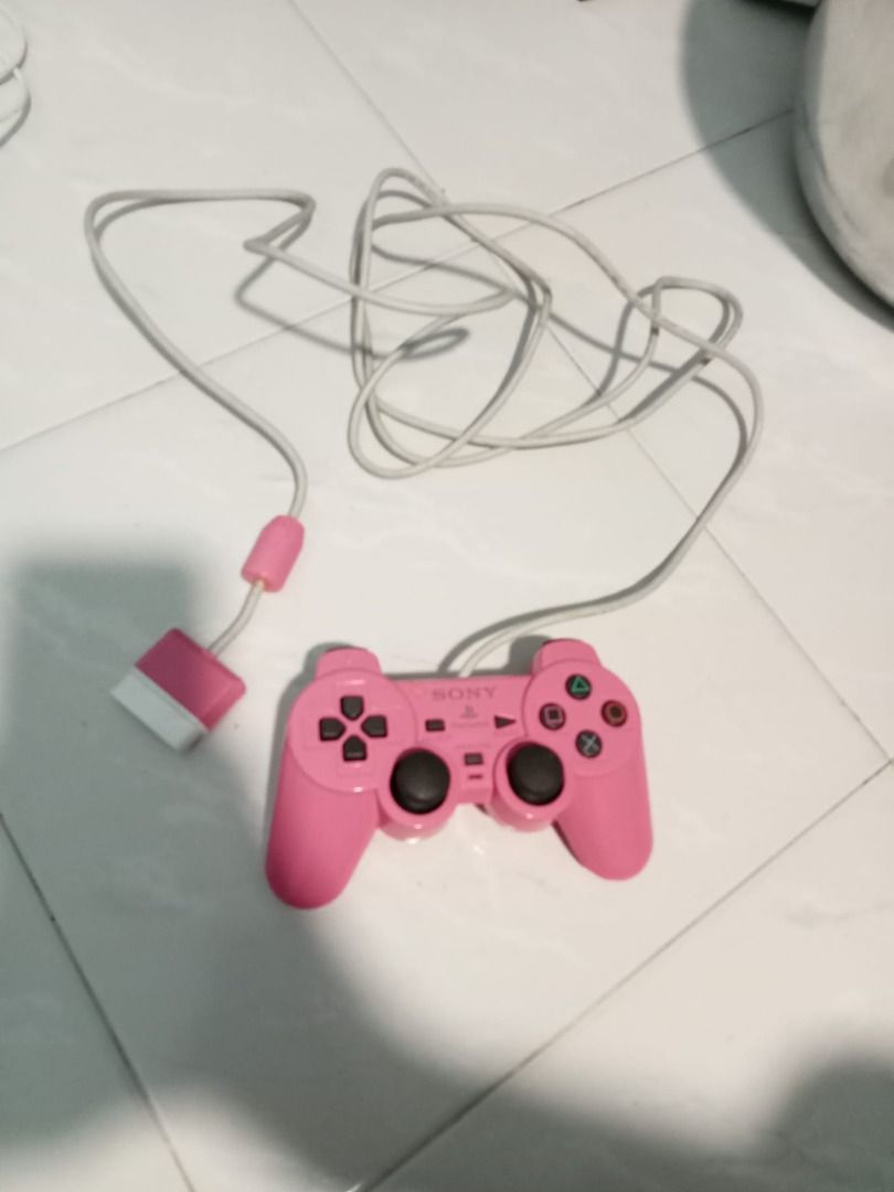 Pink PS2 Controller, Video Gaming, Gaming Accessories, Controllers on ...