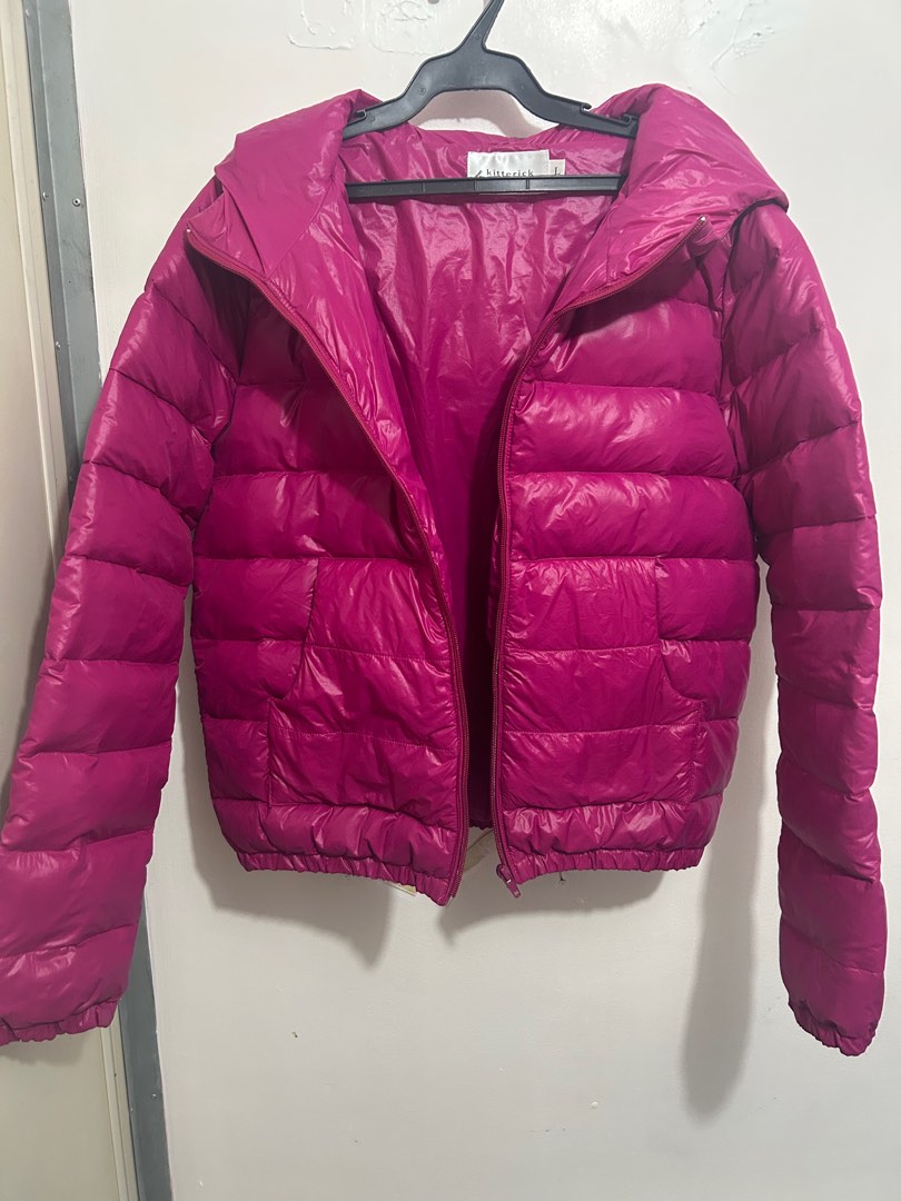 Pink Puffer Jacket, Women's Fashion, Coats, Jackets and Outerwear on Carousell